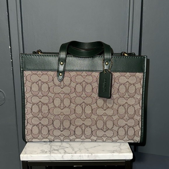 Coach | Bags | Coach Field Tote 3 In Signature Jacquard | Poshmark